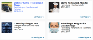 Anmeldung und Kalender einbinden mit Widgets – Hilfe und FAQ