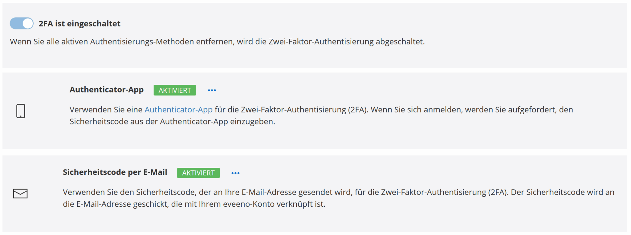 Zwei-Faktor-Authentisierung – Hilfe und FAQ