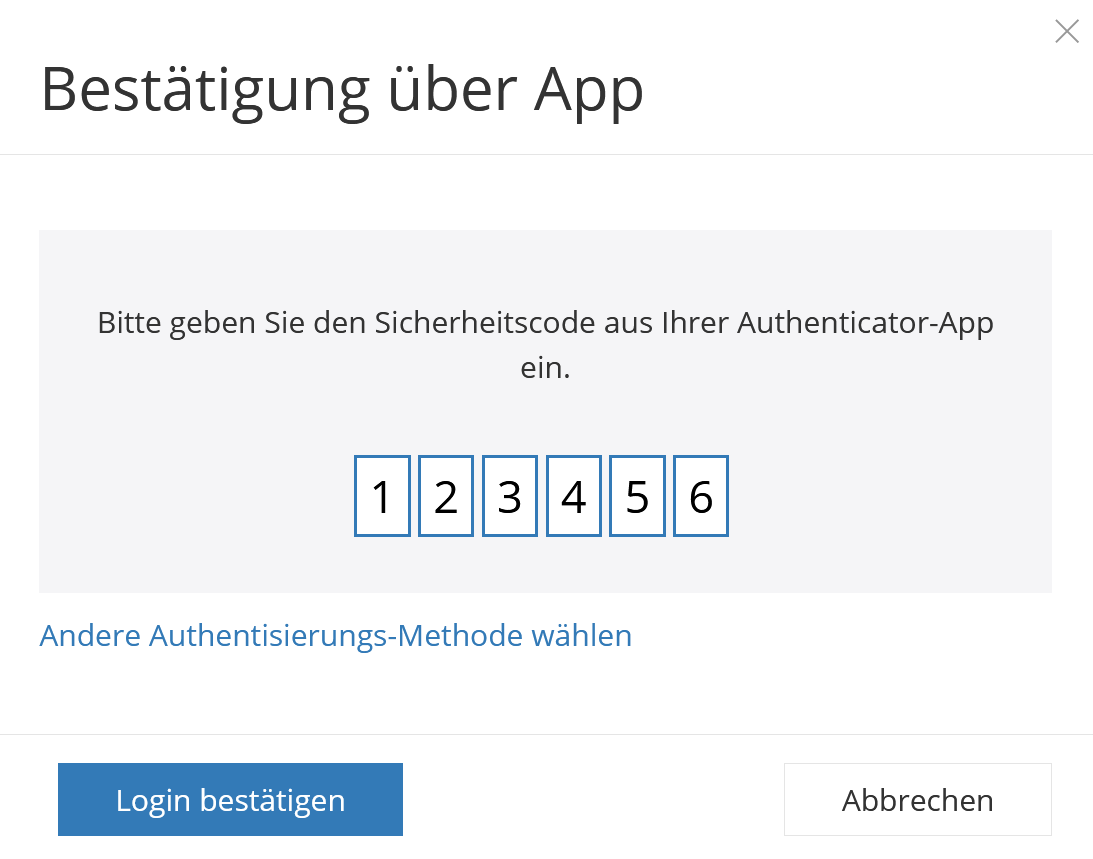 Zwei-Faktor-Authentisierung – Hilfe und FAQ